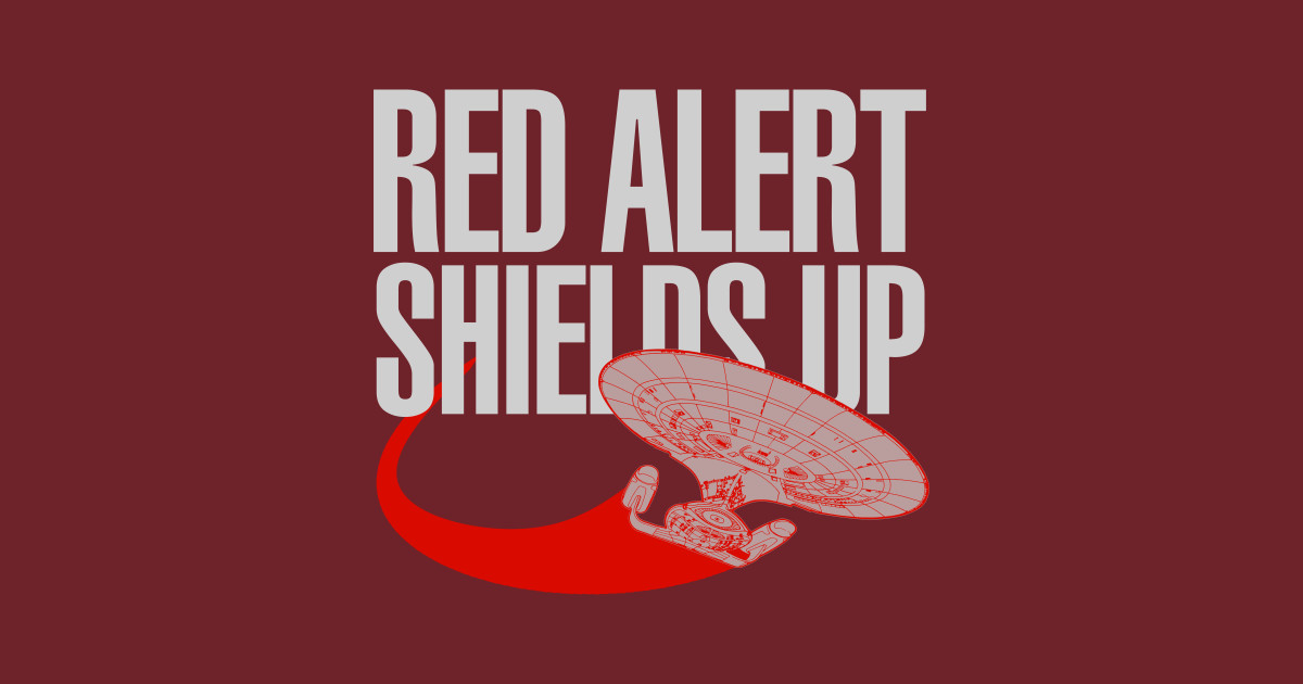 TNG Red Alert - Star Trek - T-Shirt | TeePublic