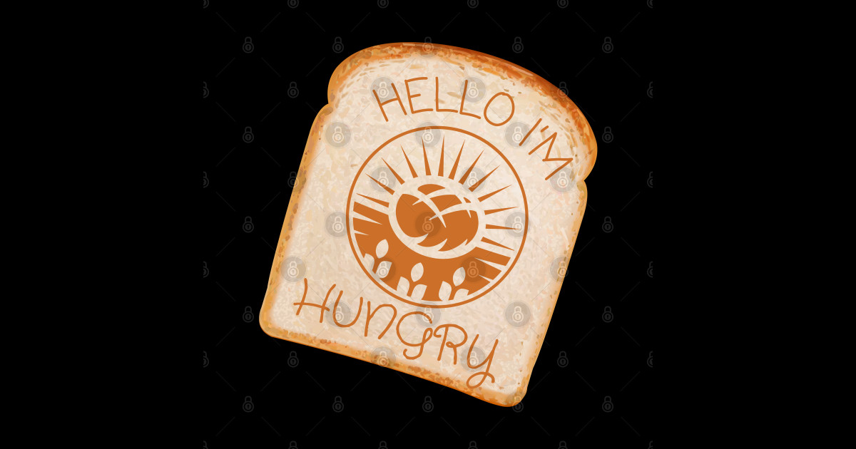 Hello I'm Hungry - Hello I Am - Sticker | TeePublic