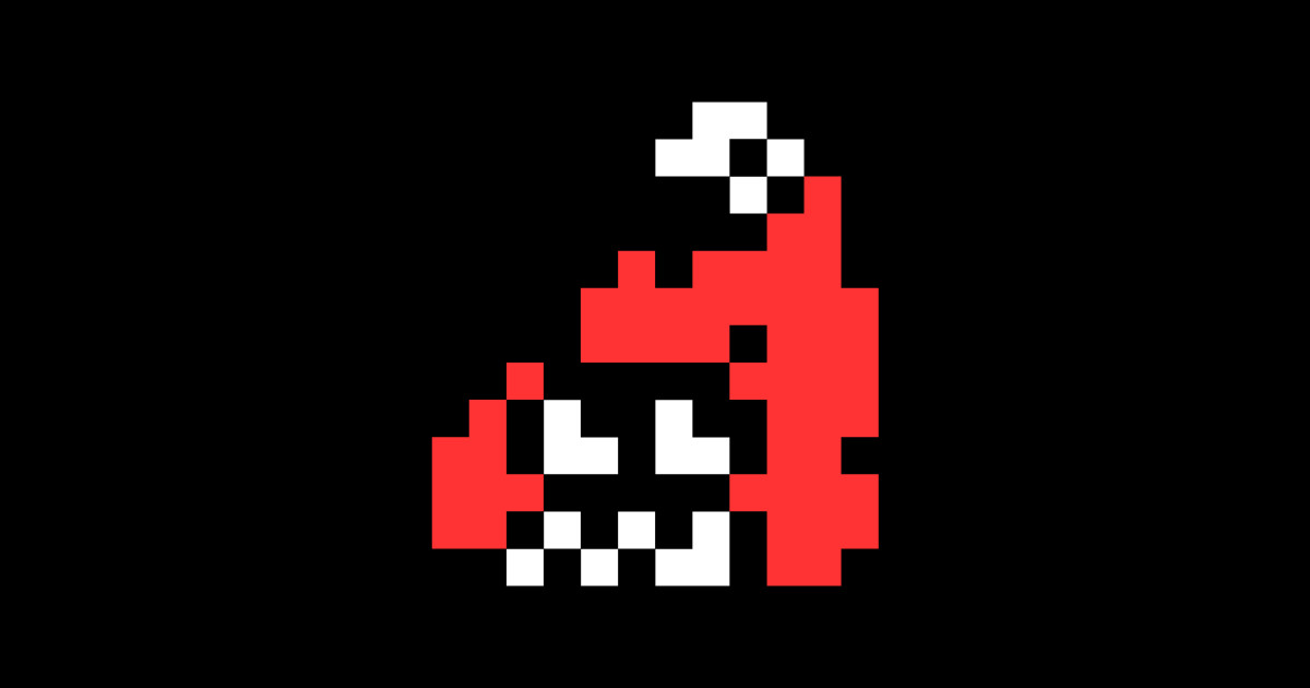 White 8-Bit FishFry - Splatoon - Sticker | TeePublic