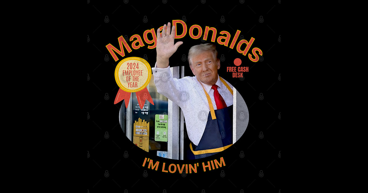 MagaDonalds - Politics - Sticker | TeePublic