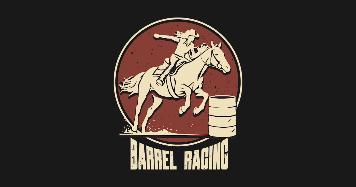 Barrel Racing Retro Themed Gifts - Barrel Racing - T-Shirt | TeePublic