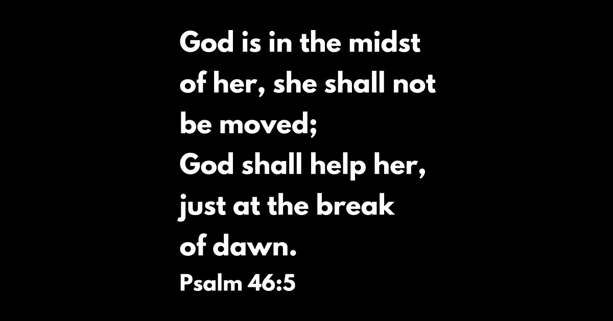 Psalm 46:5 - Psalm 46 5 - Sticker | TeePublic