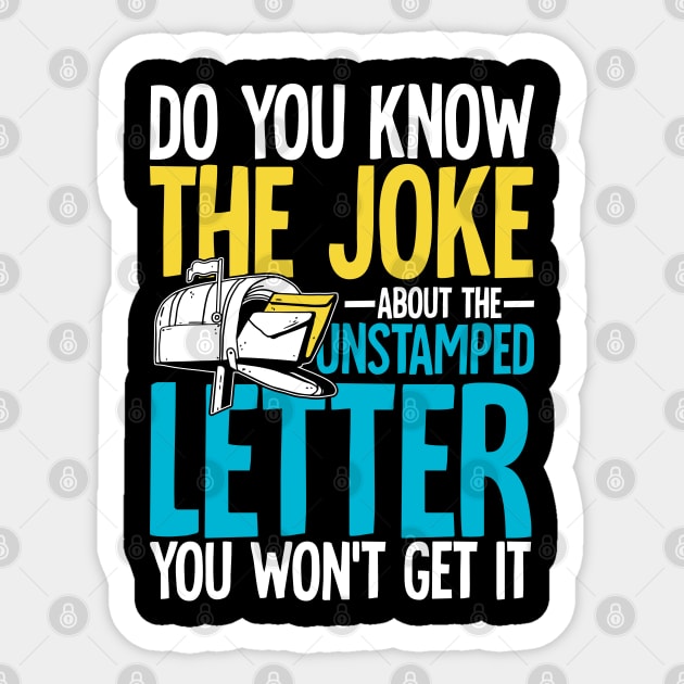 Do You Know The Joke About The Unstamped Letter - Mail Carrier ...