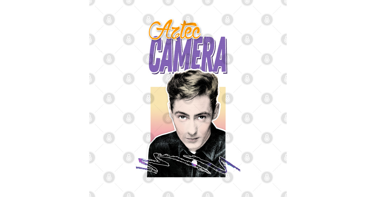 Vintage Style Aztec Camera 80s Aesthetic Design - Aztec Camera - T ...