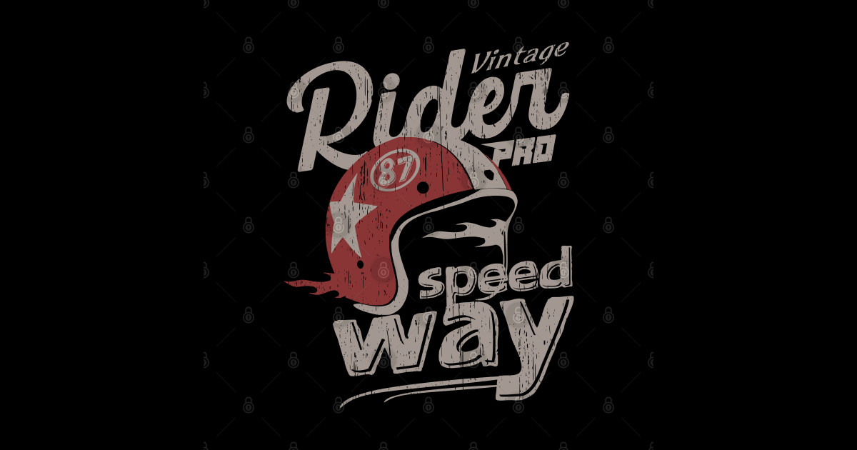 Vintage Rider motorcycle pro racing retro helmet - Vintage Rider ...