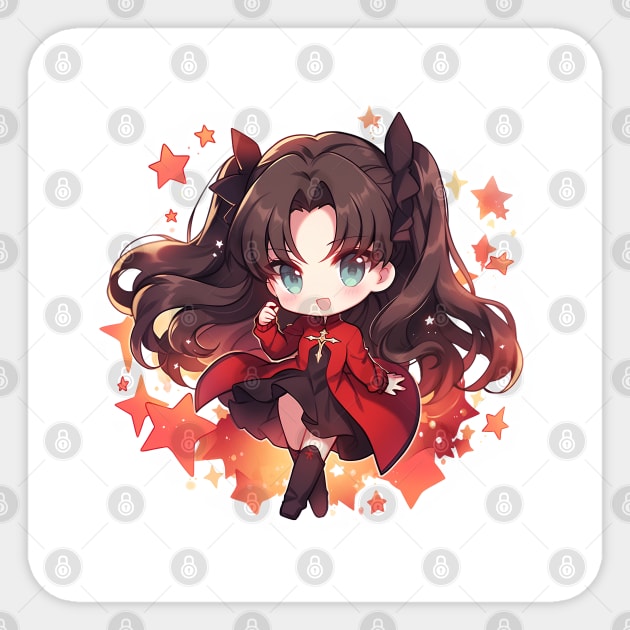 cute chibi rin - Anime - Sticker | TeePublic