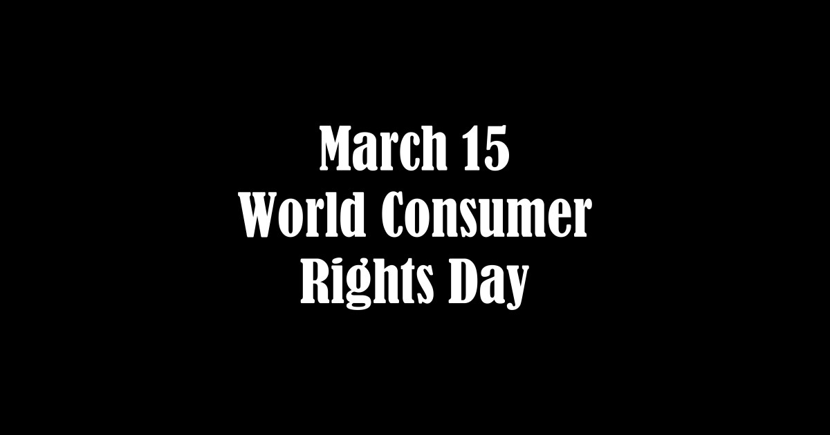 World Consumer Rights Day - Consumer - Sticker | TeePublic