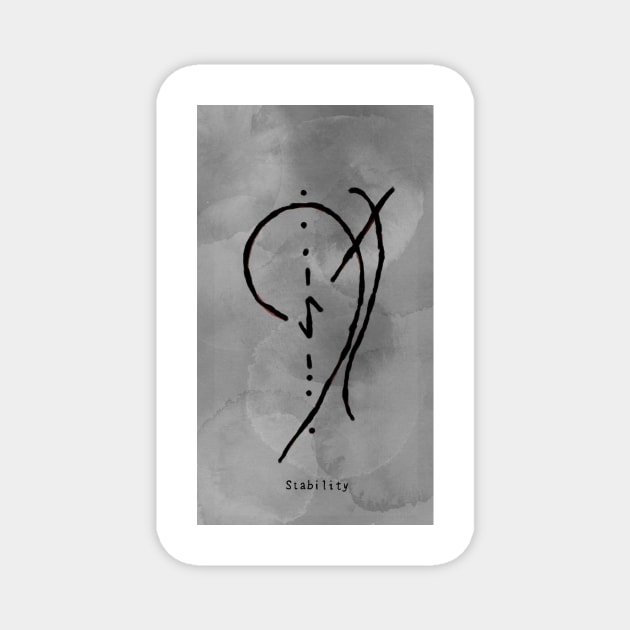 Stability Symbol Tattoo - Stability Symbol Tattoo - Magnet | TeePublic