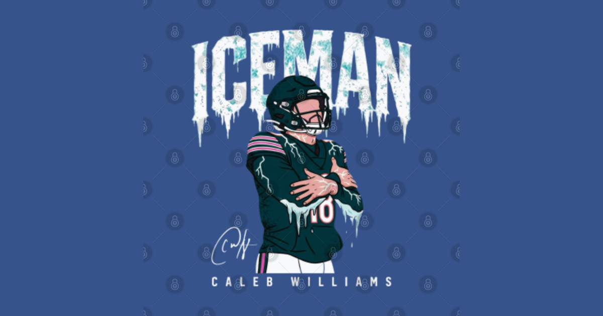 Caleb Williams Iceman Celebration - Caleb Williams - T-Shirt | TeePublic