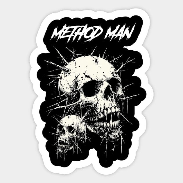 METHOD MAN FAN ART - Method Man Fan Art - Sticker | TeePublic