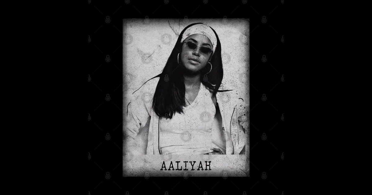 Aaliyah // Minimalist Fanart - Aaliyah - Sticker | TeePublic