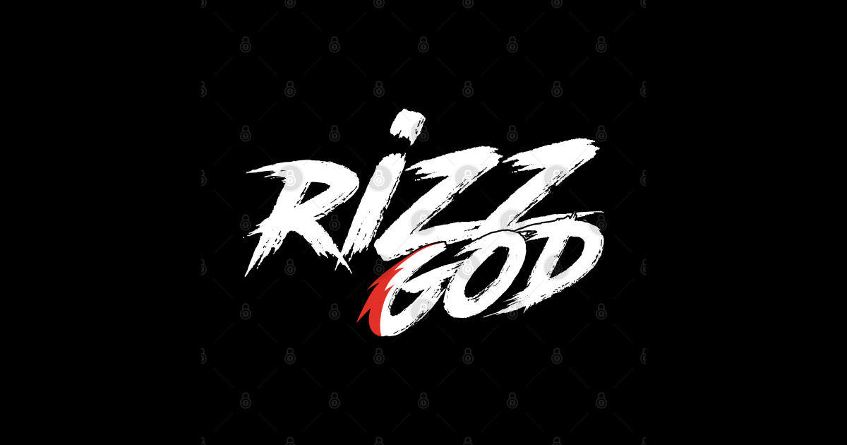 RIZZ GOD - Rizz God - Sticker | TeePublic