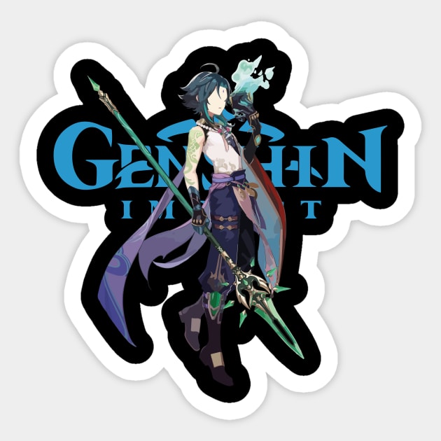 Genshin Impact Xiao - Genshin Impact - Sticker | TeePublic