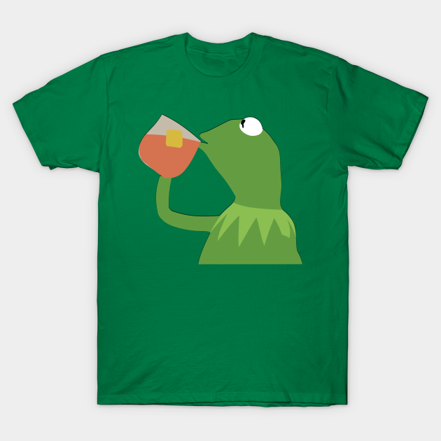Kermit Tea Drawing - Kermit The Frog - T-Shirt | TeePublic