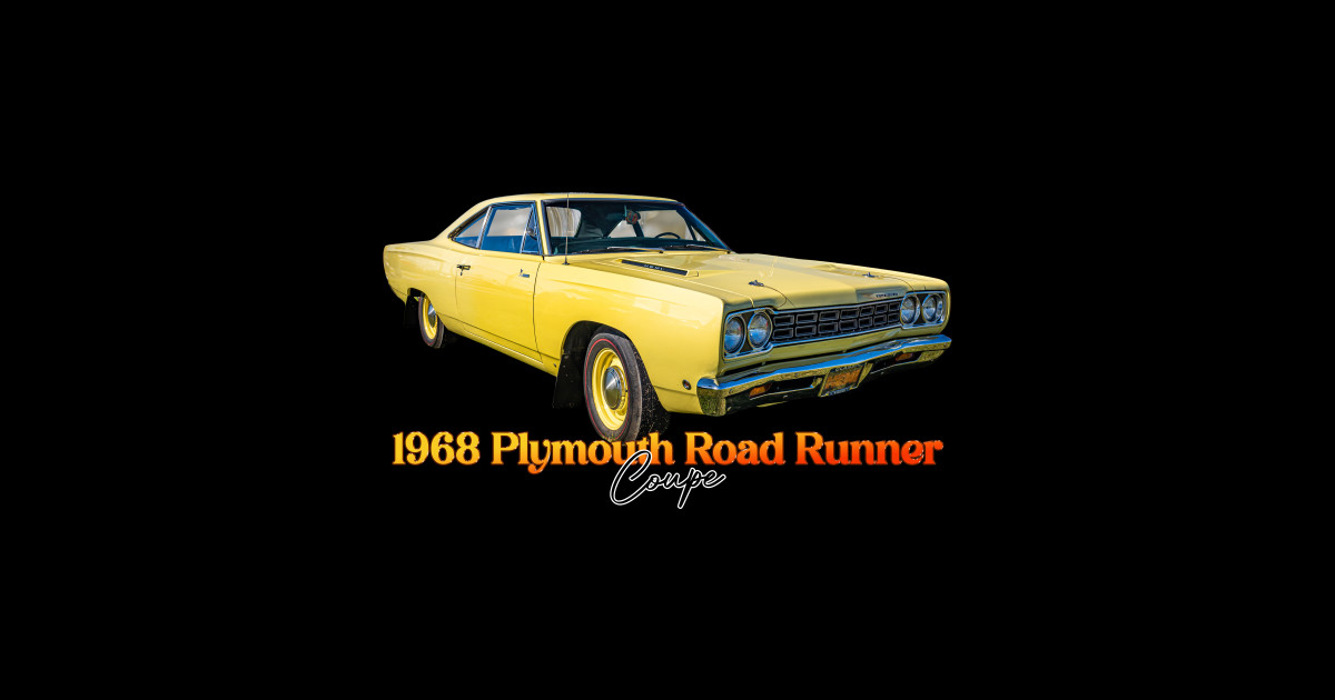 1968 Plymouth Road Runner Coupe - 1968 Plymouth Road Runner - Sticker ...