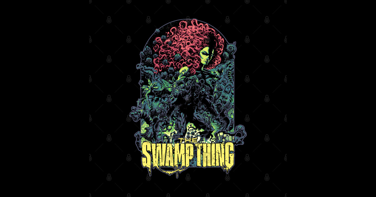 Monster Swamp Thing - Swamp Thing - Sticker | TeePublic