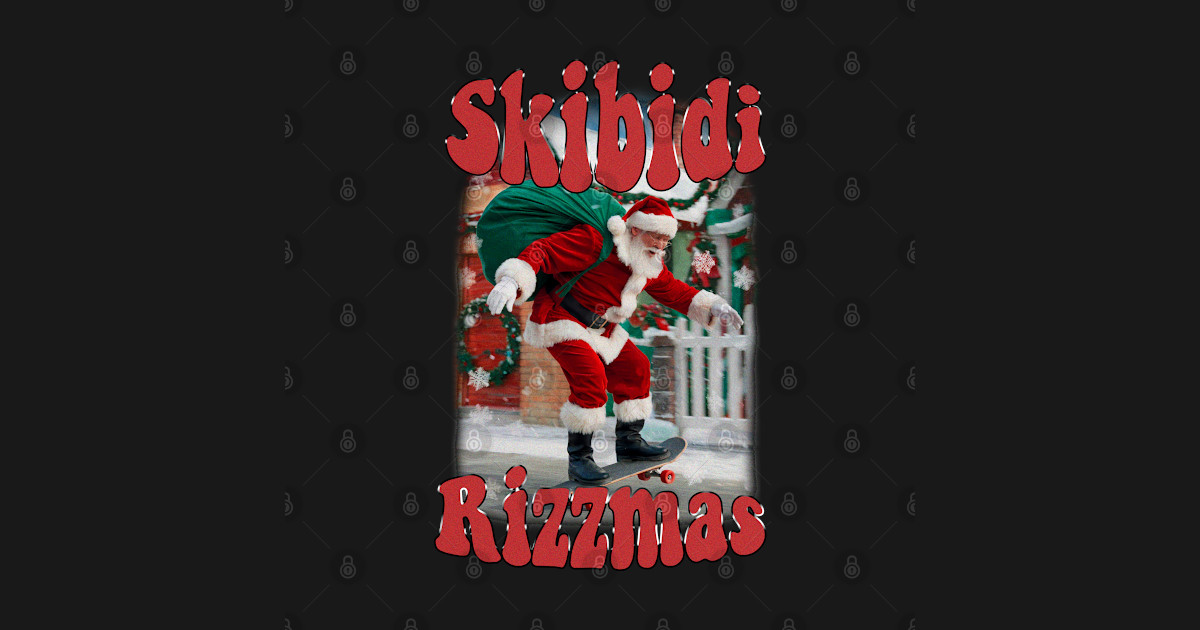 Skibidi-Rizzmas - Skibidi Rizzmas - T-Shirt | TeePublic