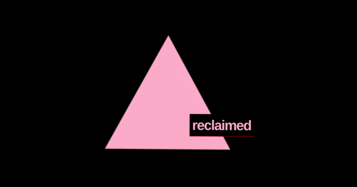 Reclaimed - Pink Triangle - Corner - Gay - Posters and Art Prints ...