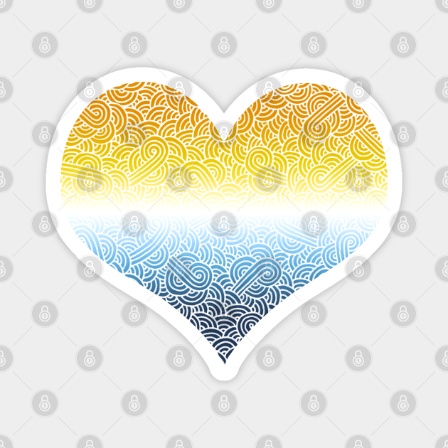 Ombré Aroace Flag And White Swirls Doodles Aroace Magnet Teepublic