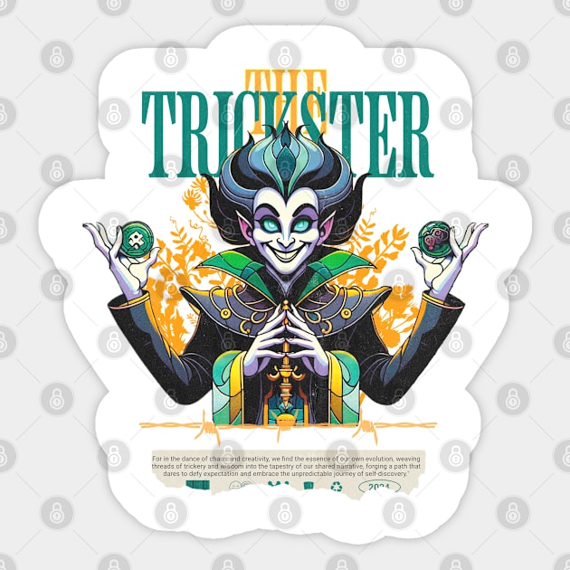 The Trickster | Back - Loki - Sticker | TeePublic