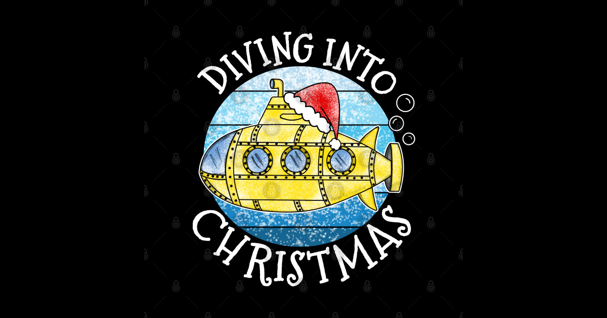Diving Into Christmas Submarine Diver Xmas 2022 - Christmas Submarine ...