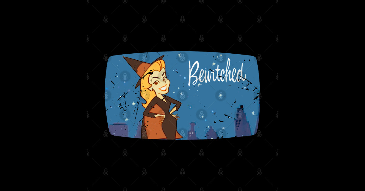 Distressed, Aged Authentic Bewitched - Bewitched - Sticker | TeePublic