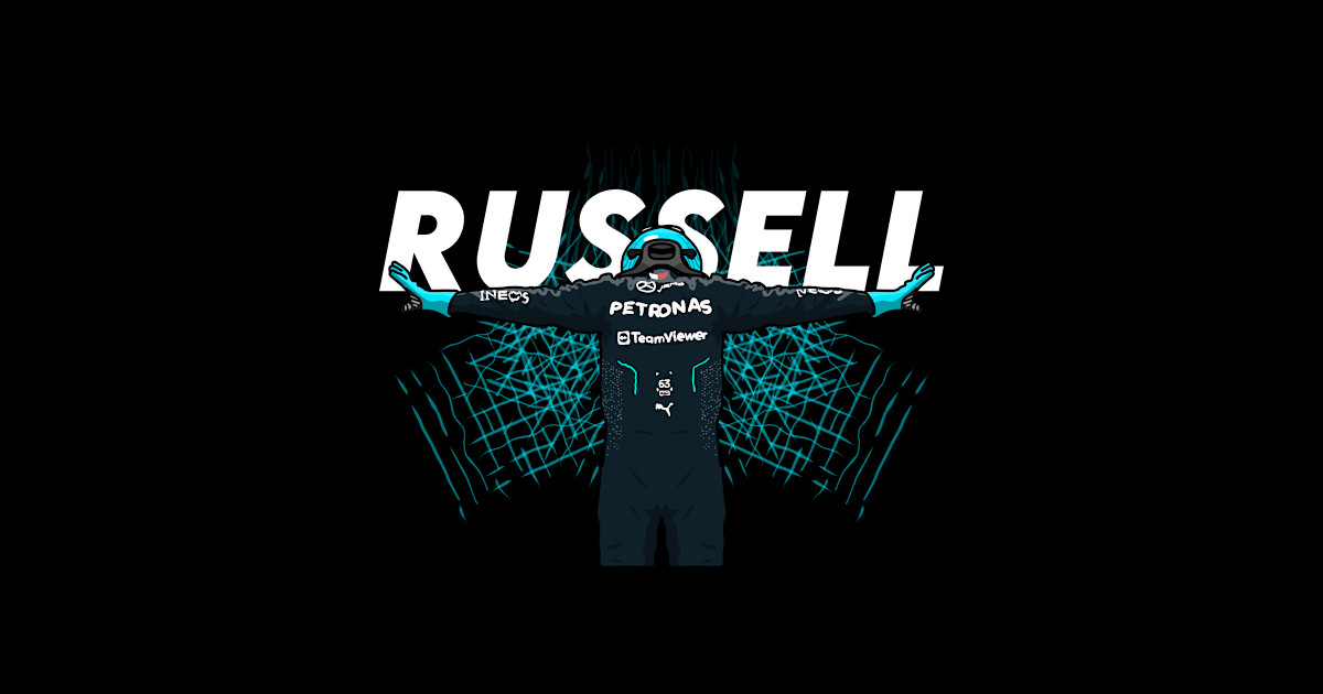 Russ win - George Russell - Sticker | TeePublic