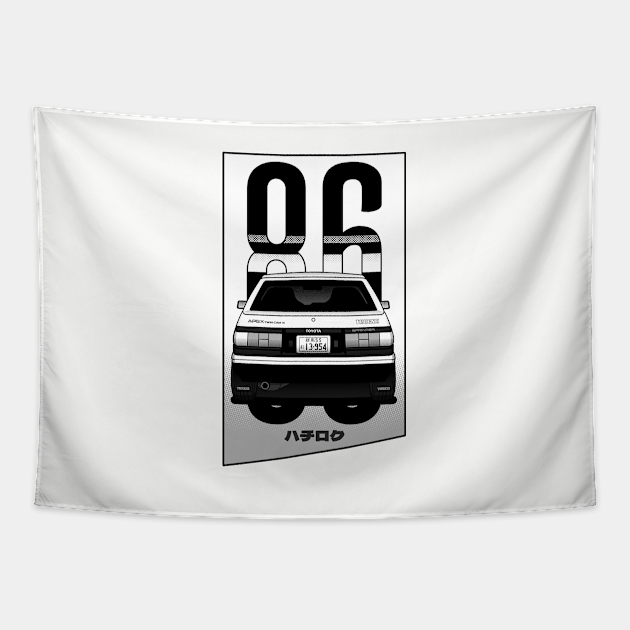 Initial D Toyota Corolla Trueno AE86 Hachiroku 86 Manga - Initial D ...