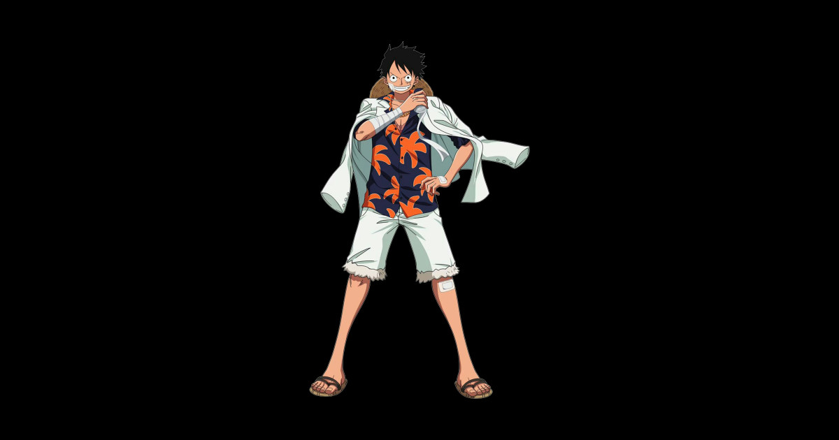 Luffy One Piece Gold - Luffy One Piece Gold - Sticker | TeePublic