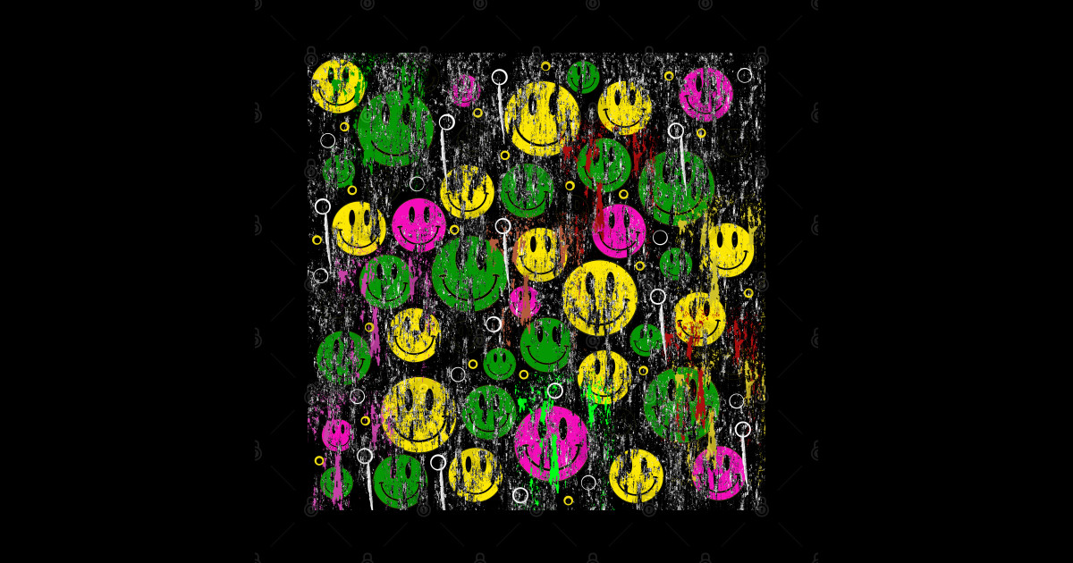 Smiley Faces - Smiley Faces - Sticker | TeePublic