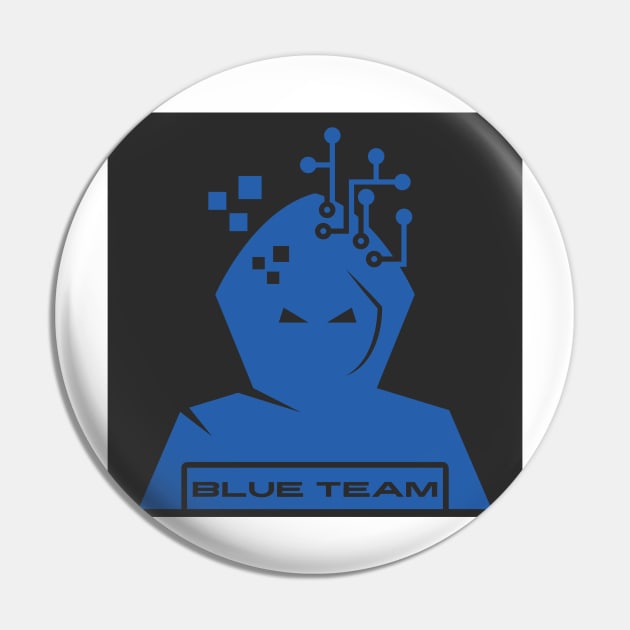 Cyber Security CTF Gamification Blue Team Badge - Cybersecurity Blue ...