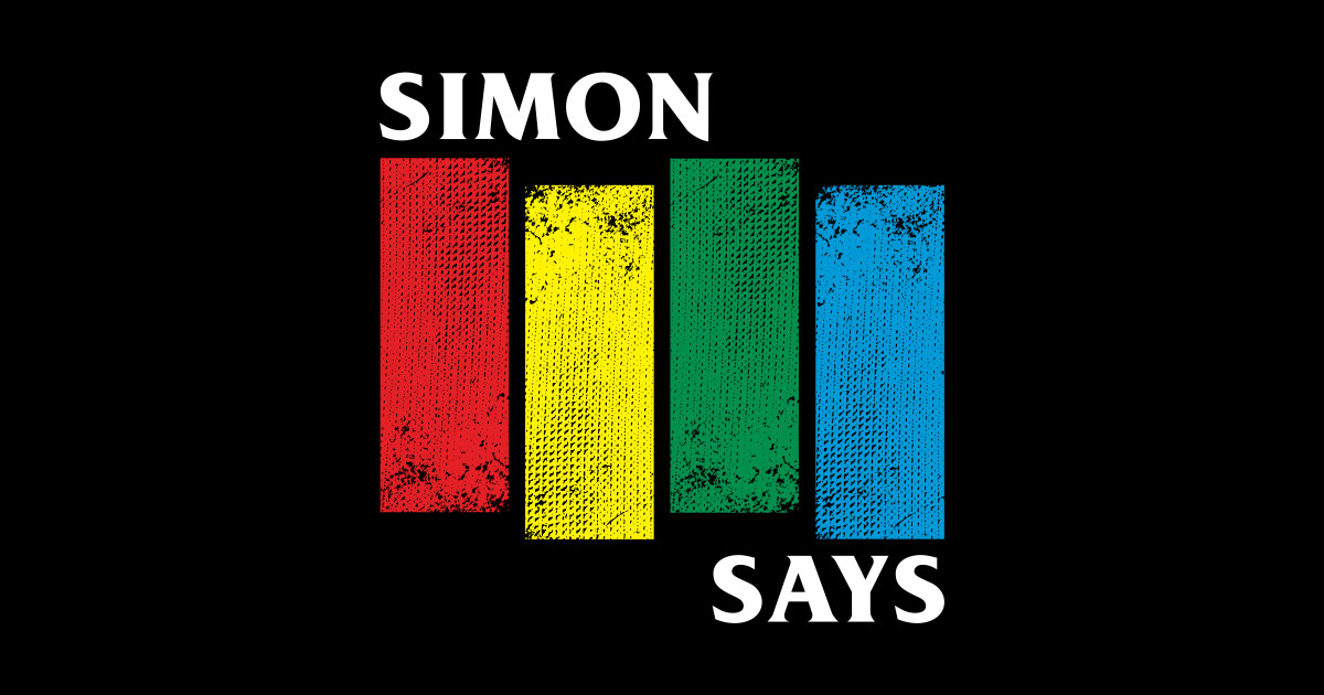 Simon Says - Board Games - Sticker | TeePublic