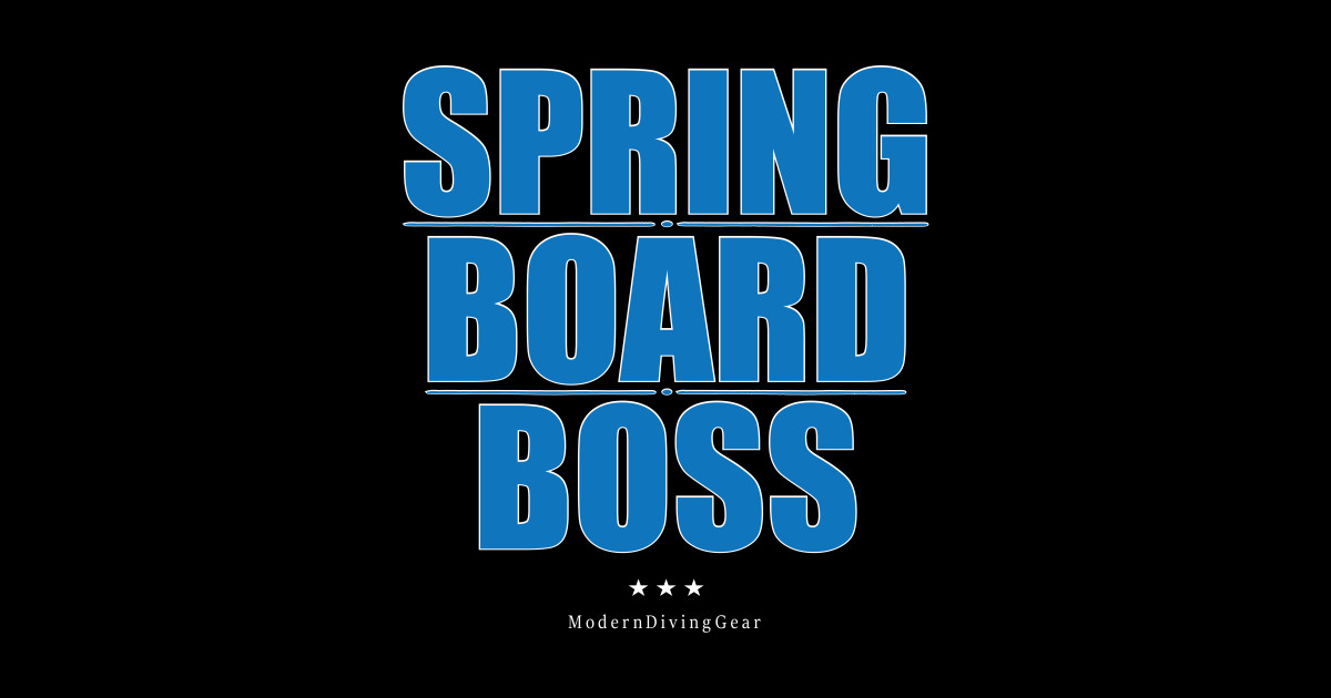 Funny Springboard Diving Shirt | Springboard Boss - Springboard Diving ...