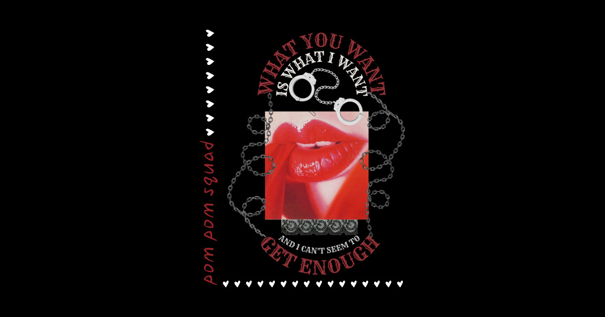 Pom Pom Squad Band Red with Love Lyrics - Pom Pom Squad Band - Posters ...