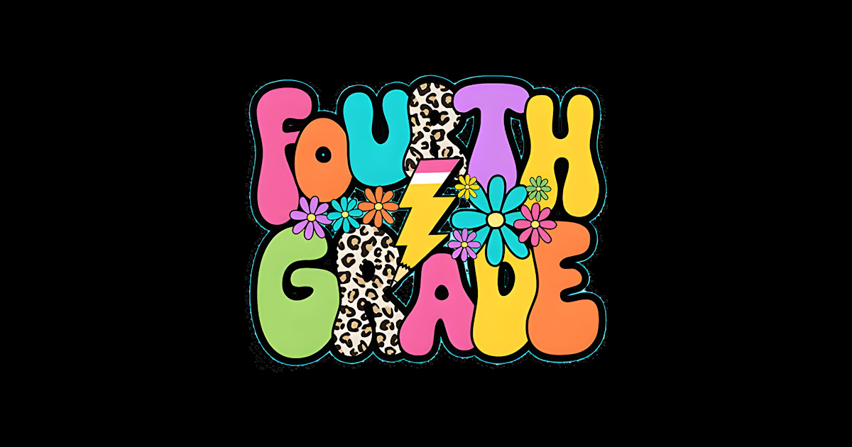 Retro Back to School Bundle, fourth Grade, First Day of School, School ...