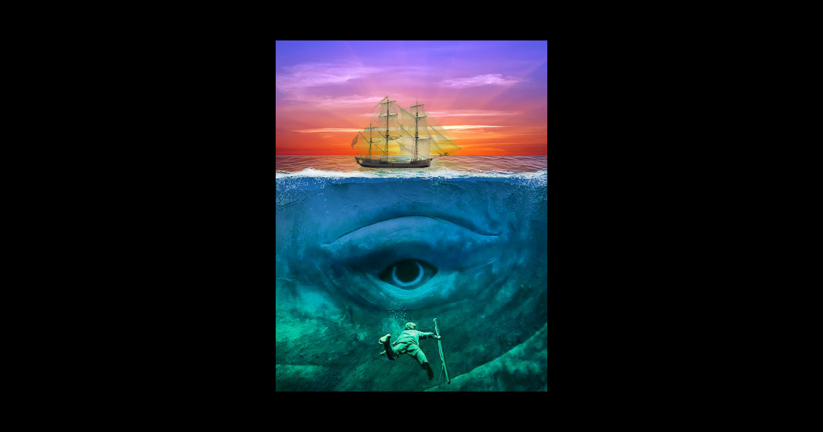 moby dick - Moby Dick - Sticker | TeePublic
