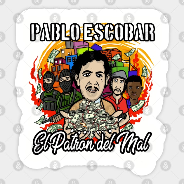 PABLO ESCOBAR - Pablo Escobar - Sticker | TeePublic