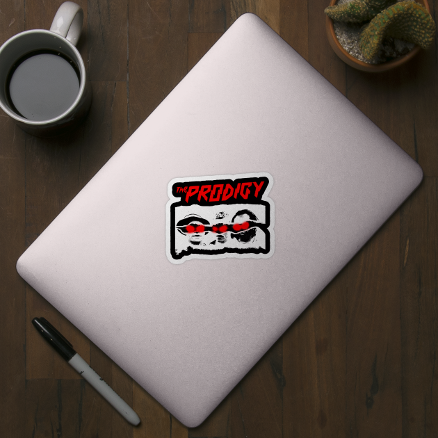 Three Man With Red Eyes - The Prodigy - Sticker | TeePublic