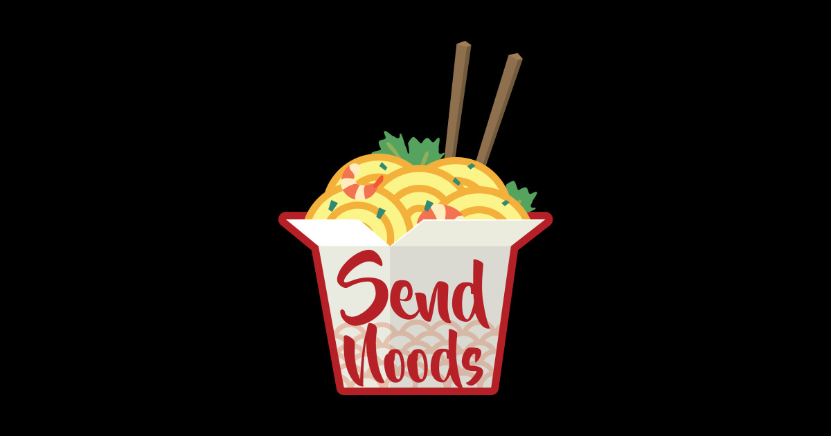 Send Noods - Noodles - Sticker | TeePublic