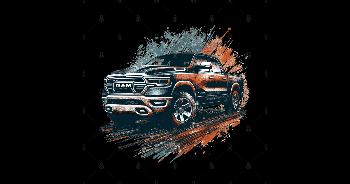 Dodge Ram 1500 - Dodge - Sticker | TeePublic