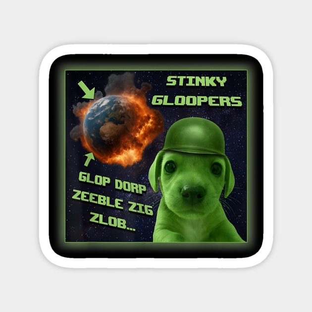 Glerp Glorp Funny Alien Dog Meme, Funny Brainrot, Dogs Lover - Funny ...