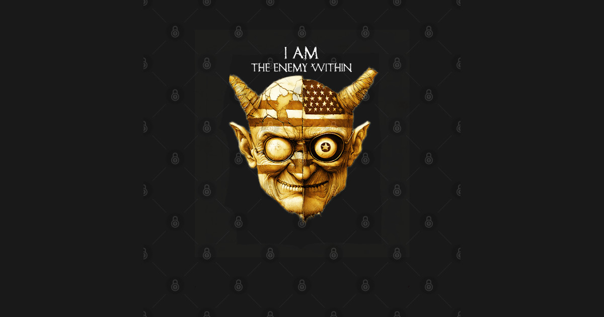 Enemy Withon: I Am The Enemy Within on a Dark Background - Enemy Within ...