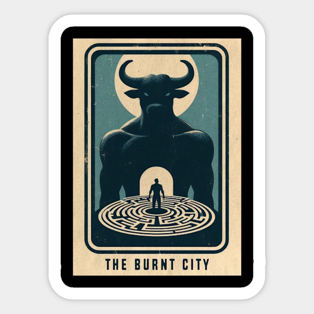 Minotaur in The Burnt City - Minotaur In The Burnt City - Sticker ...