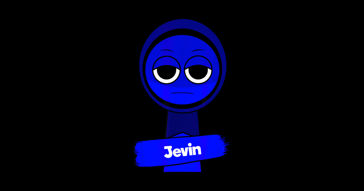 Sprunki Jevin Blue T-Shirt - Sprunki - Posters and Art Prints | TeePublic