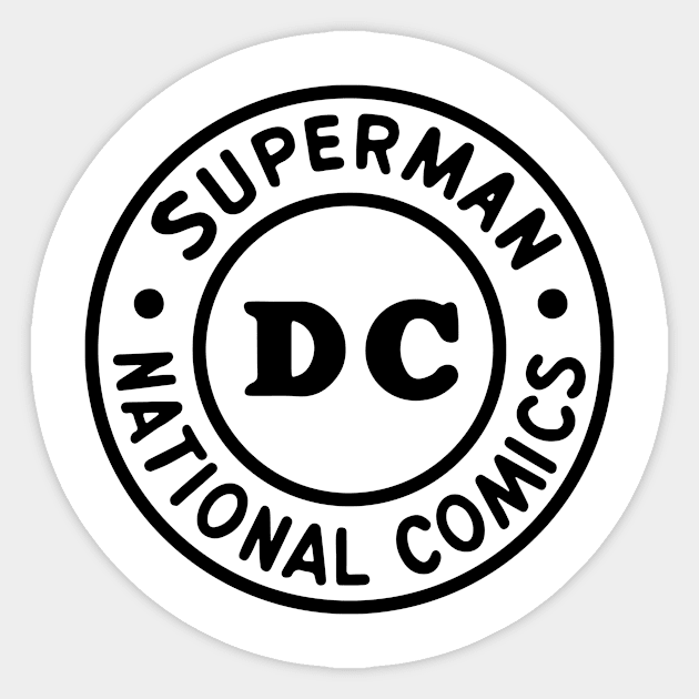 DC Comics - Vintage Logo - Dc Comics - Sticker | TeePublic