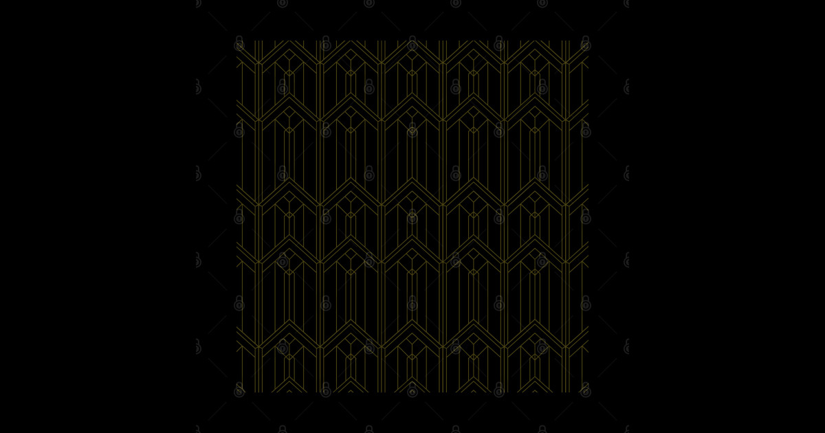 Golden line pattern - Pattern - Sticker | TeePublic