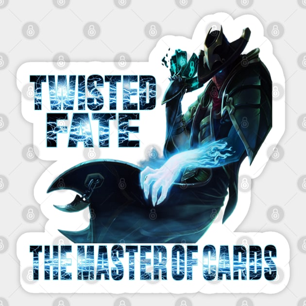 The Master Of Cards - League Of Legends - Sticker | TeePublic