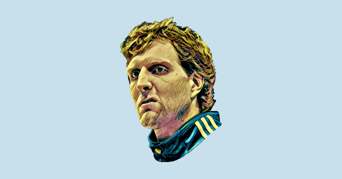 Dirk Face - Nba - T-Shirt | TeePublic