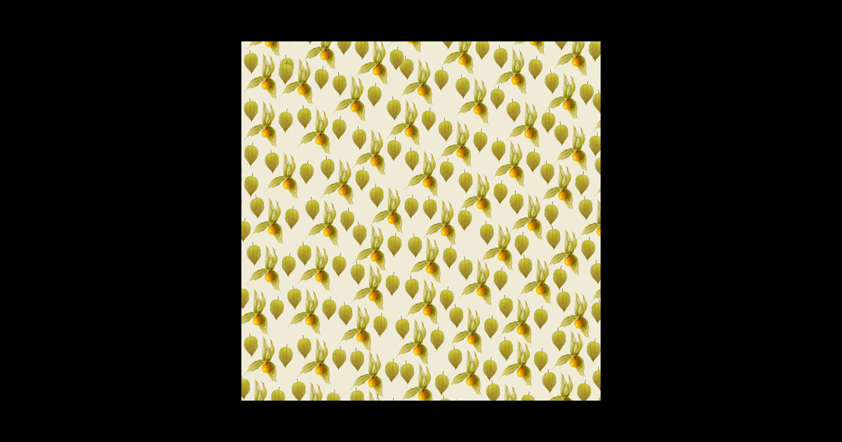 Physalis Pattern - Physalis - Sticker | TeePublic