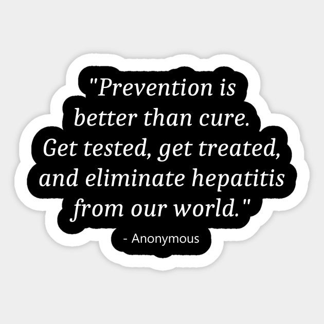 World Hepatitis Day - Hepatitis - Sticker | TeePublic